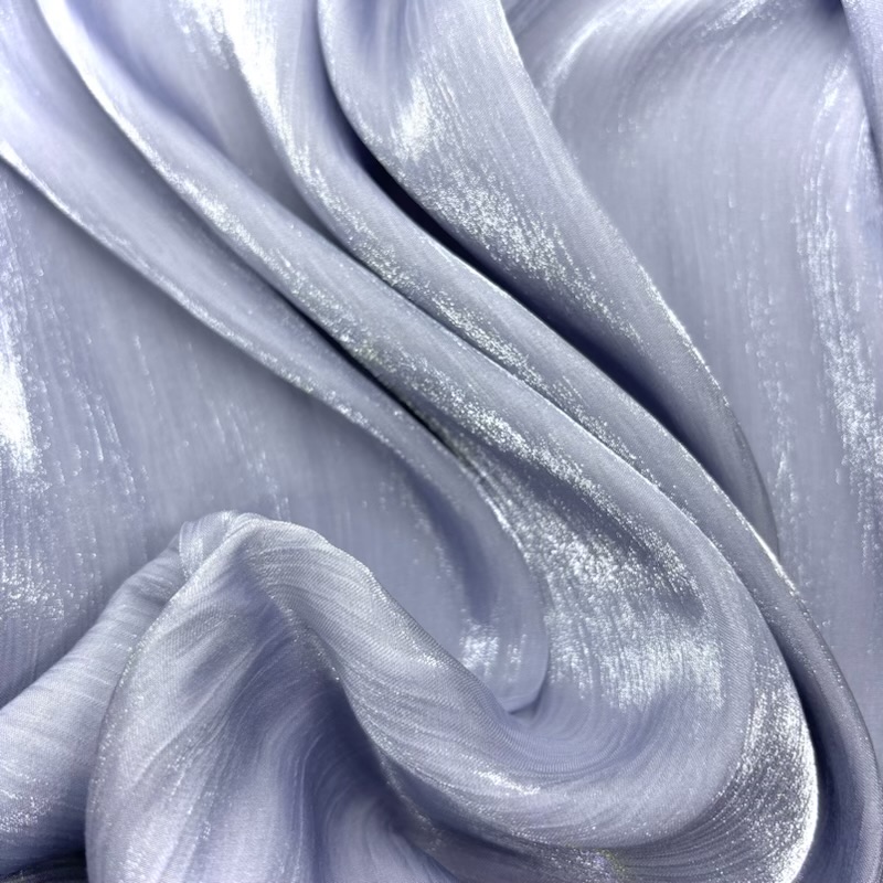 Hydrangea Organza Shimmer Hijab - The Urban Veil