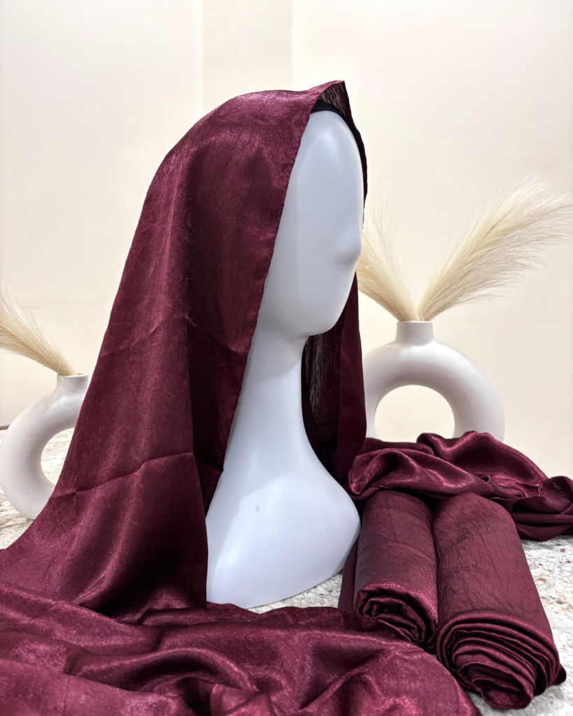 Shiraz | Marble Texture Satin Hijab - Trendy and Affordable Hijabs in ...