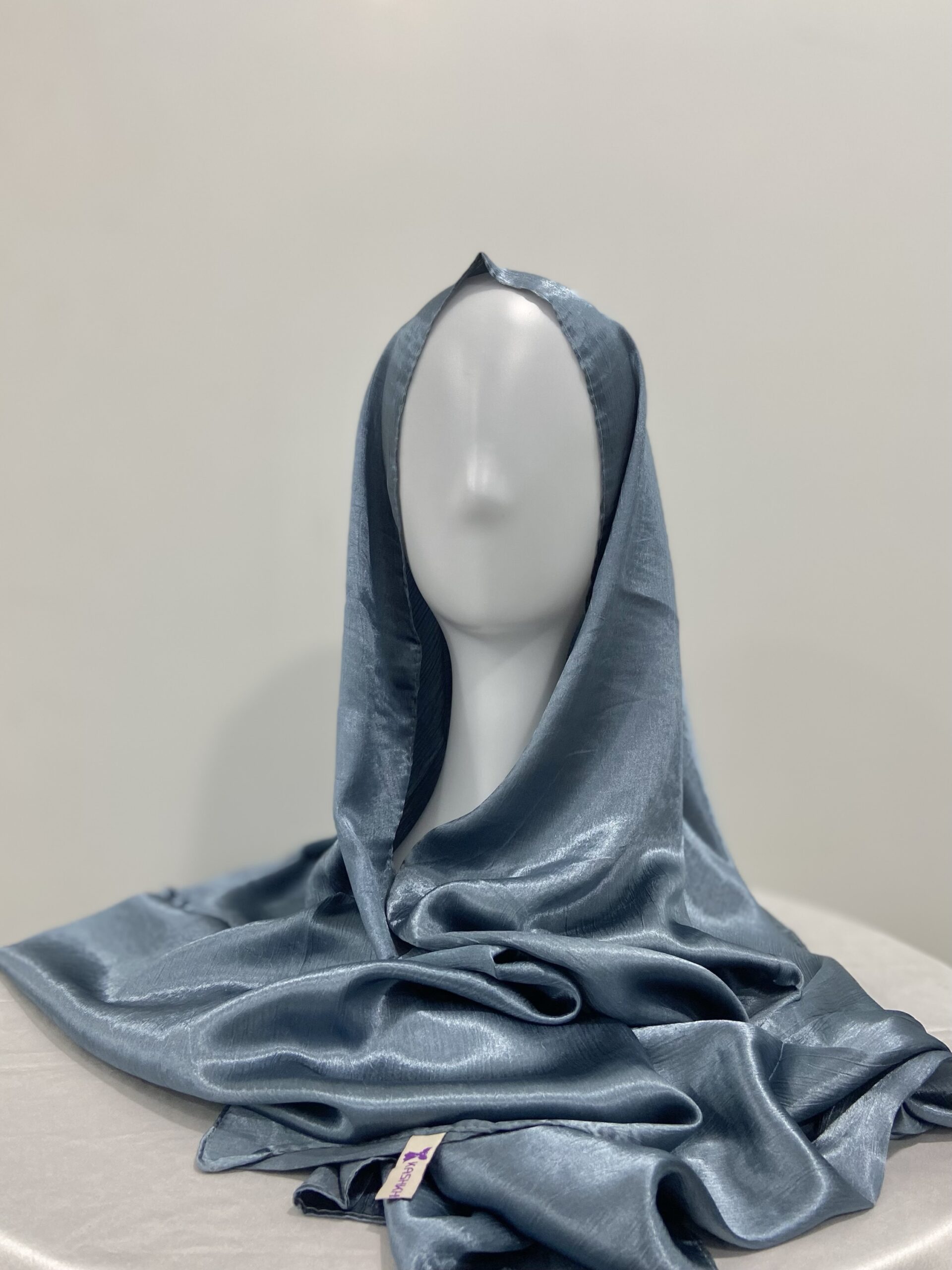 Ceravine | Marble Texture Satin Hijab - The Urban Veil