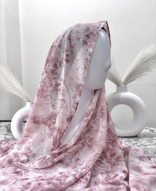 Najmira | Tie Dye Chiffon Hijab - The Urban Veil