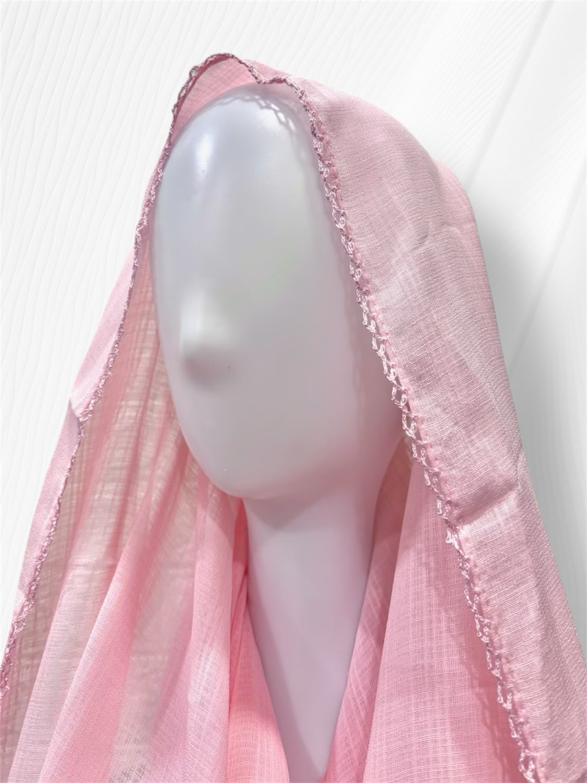 Duskpetal | Crochet Cotton Linen Hijab - The Urban Veil